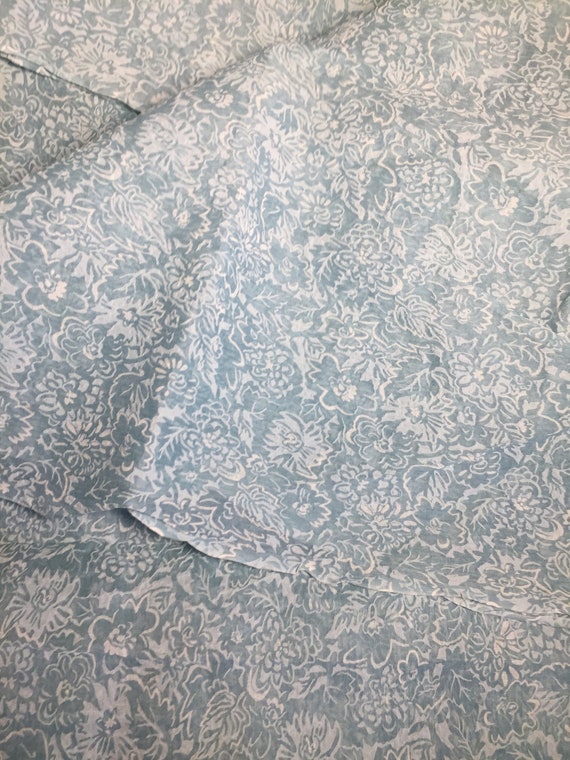 Vintage Cotton Organdy Patterned Fabric | Etsy