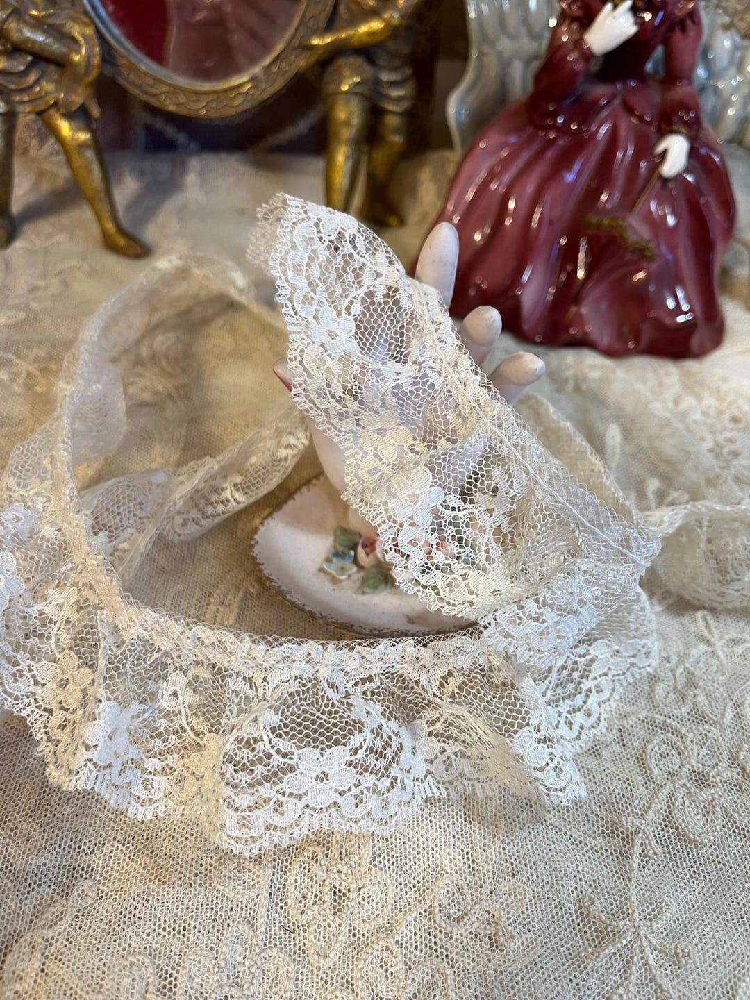 Pretty Cream Color Gathered Lace - Etsy
