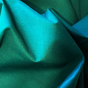 Deep Green Cotton Broadcloth - Etsy