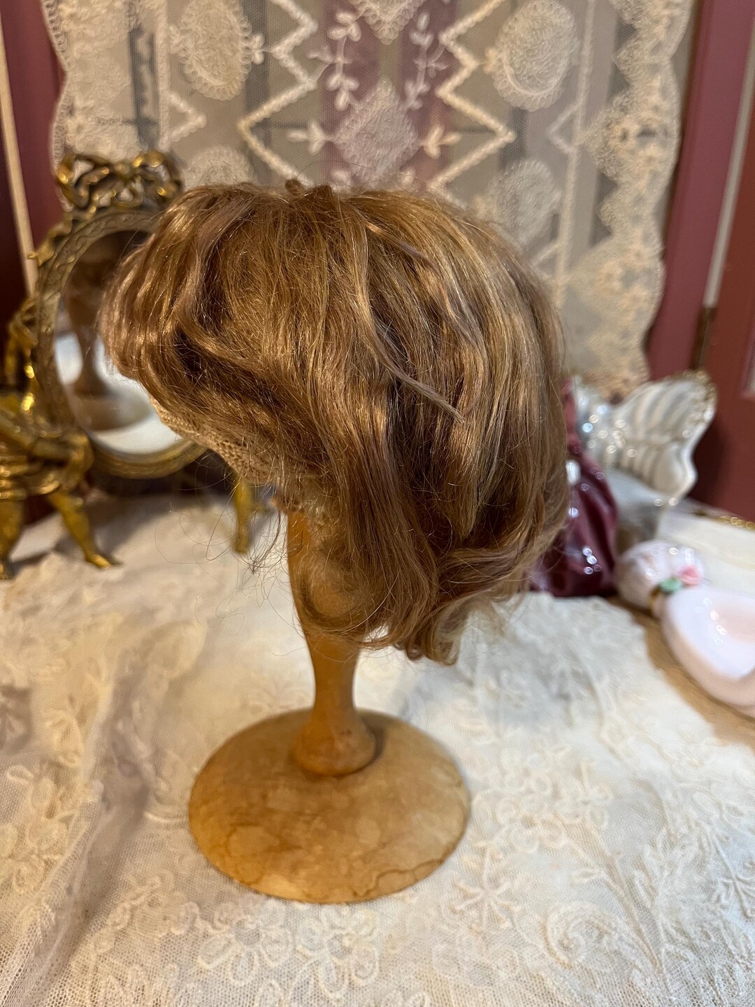 Beautiful Vintage Mohair Doll Wig - Etsy