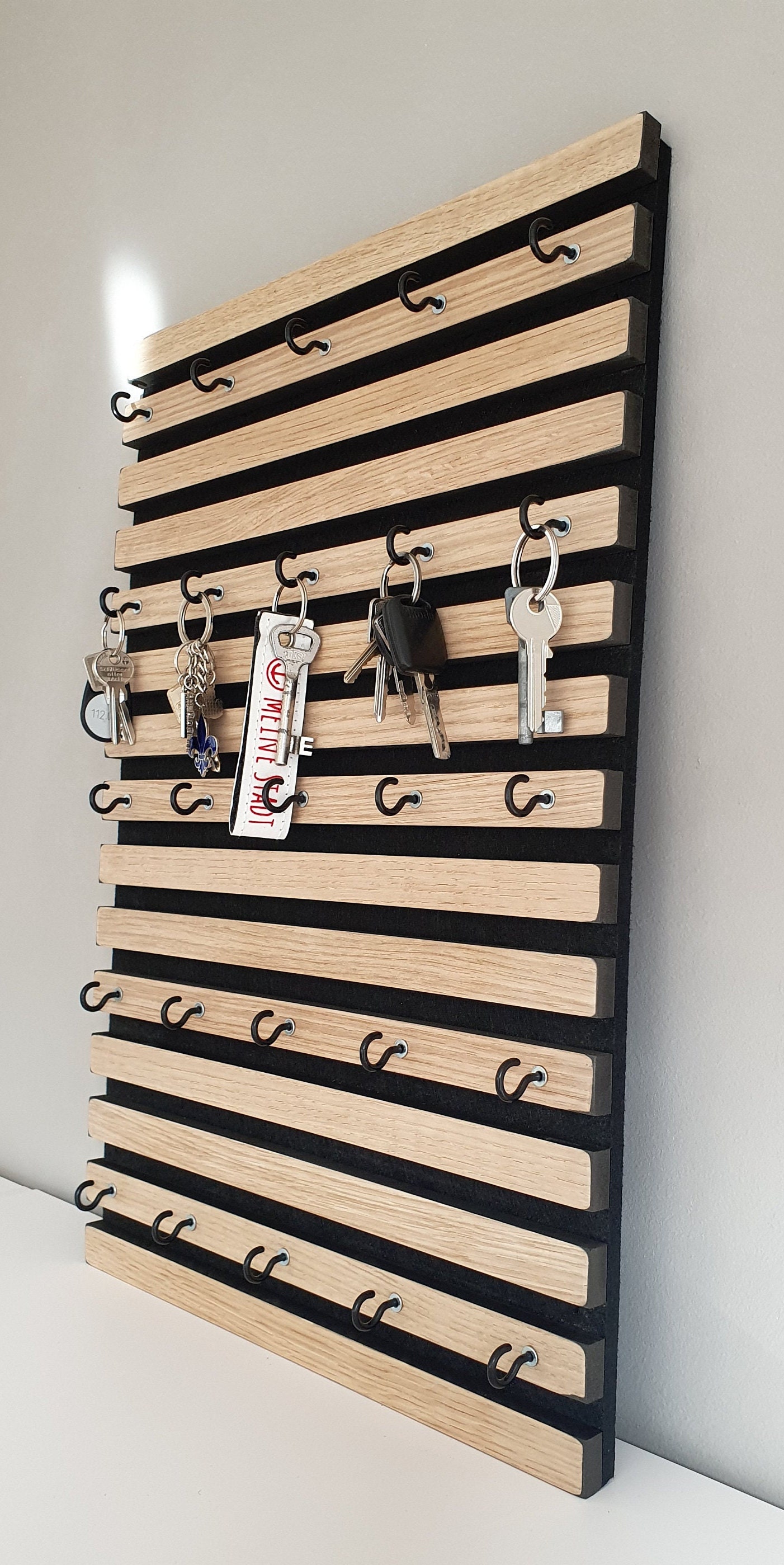 Schlüsselbrett für Rezeption Hotel Schlüsselboard groß aus Holz als ...