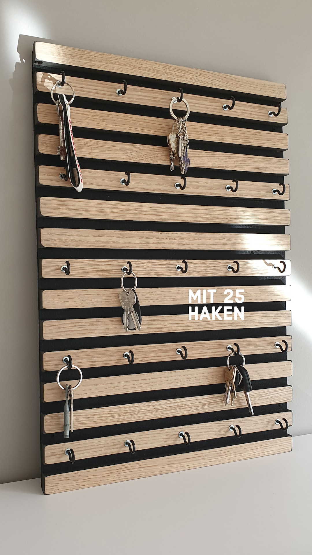 Schlüsselbrett für Rezeption Hotel Schlüsselboard groß aus Holz als ...