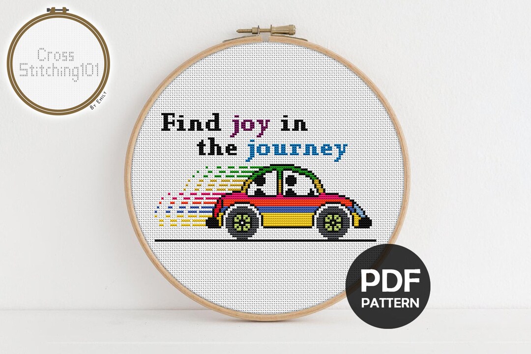 Find Joy in the Journey Cross Stitch Pattern Instant Download - Etsy