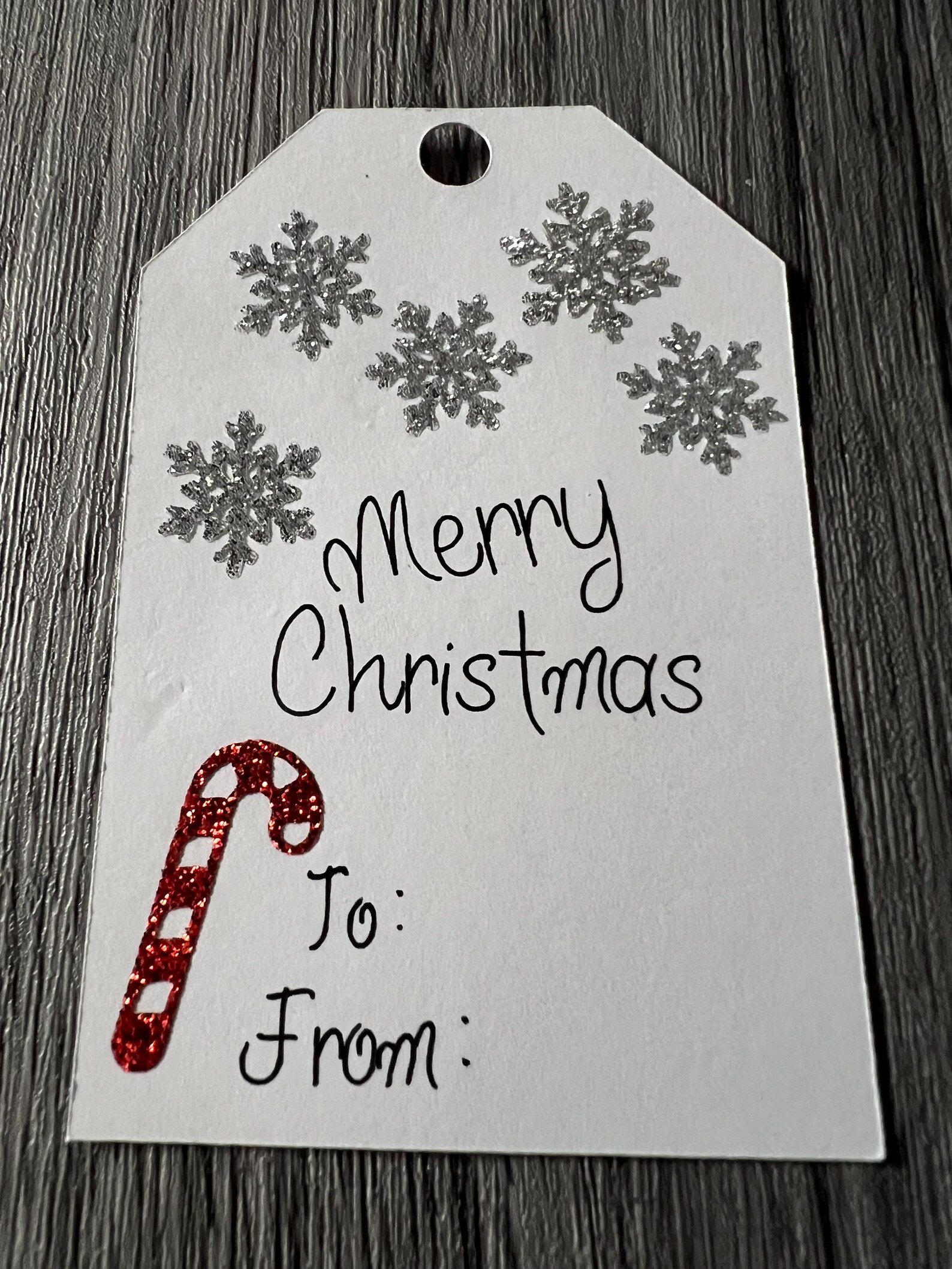 Merry Christmas Gift Tag Secret Santa Gift Tag Christmas Tag Merry ...