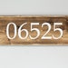 Personalized Zip Code Sign Rustic Wooden Signs Custom Hand - Etsy