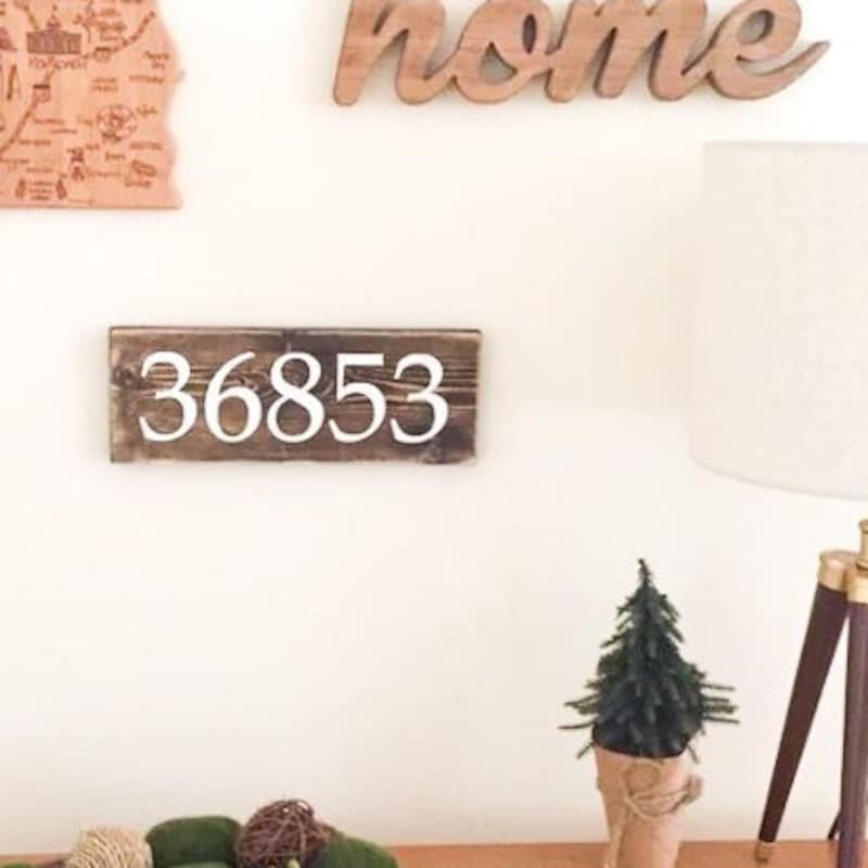 Zip Code Signs - Etsy