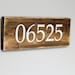 Personalized Zip Code Sign Rustic Wooden Signs Custom Hand - Etsy