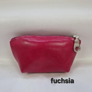 Small Real Leather Glace Purses - Various Colours - Coin Purses ...