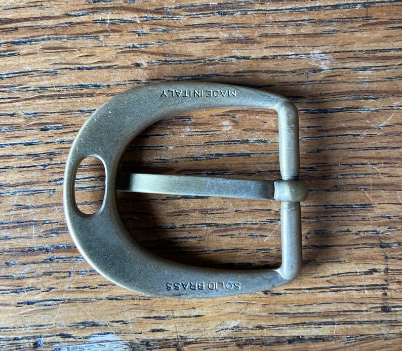 Antique Brass Horse Stirrup Shape Buckle 30mm Solid Brass - Etsy