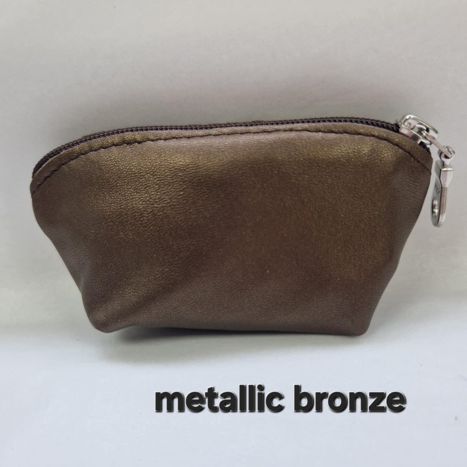 Genuine Glace Leather Coin Purse | Small Zipped Wallet | Cute Everyday ...