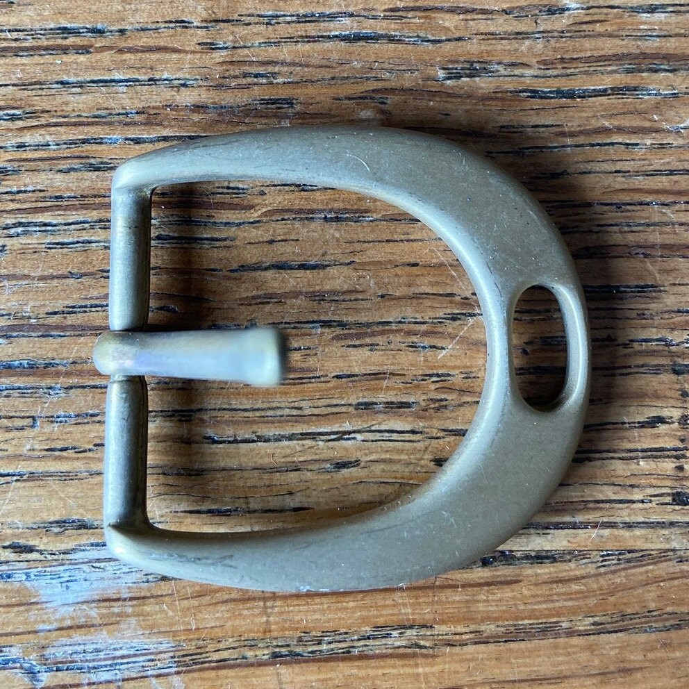 Antique Brass Horse Stirrup Shape Buckle 30mm Solid Brass - Etsy