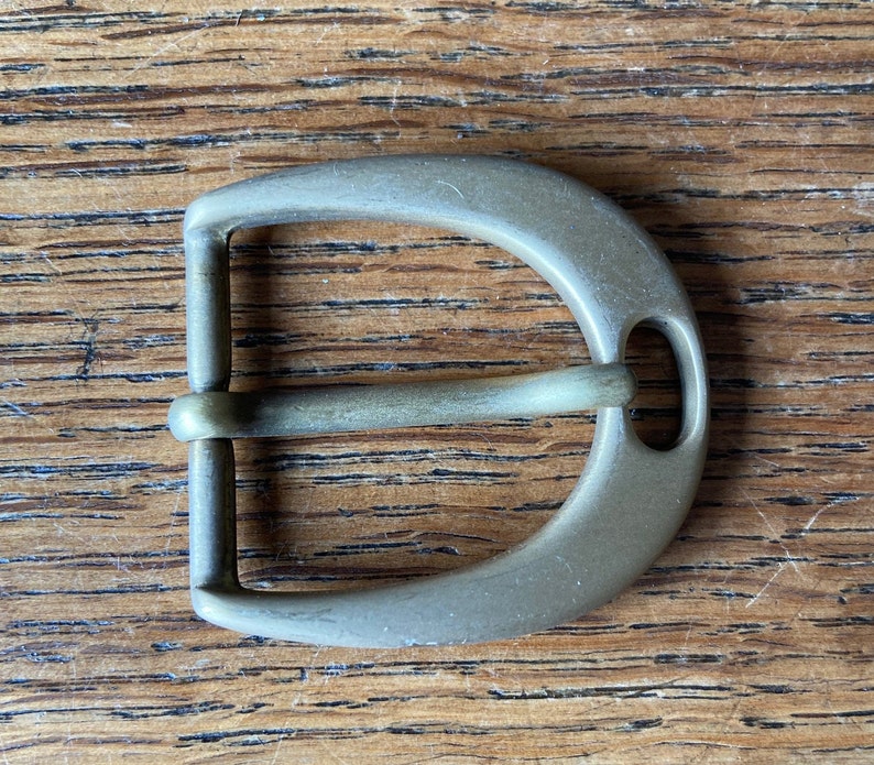 Antique Brass Horse Stirrup Shape Buckle 30mm Solid Brass - Etsy