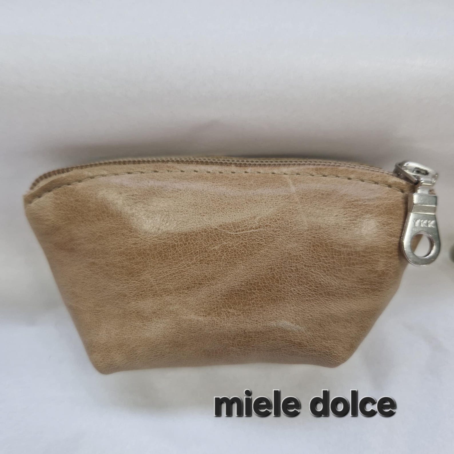 Genuine Glace Leather Coin Purse | Small Zipped Wallet | Cute Everyday ...