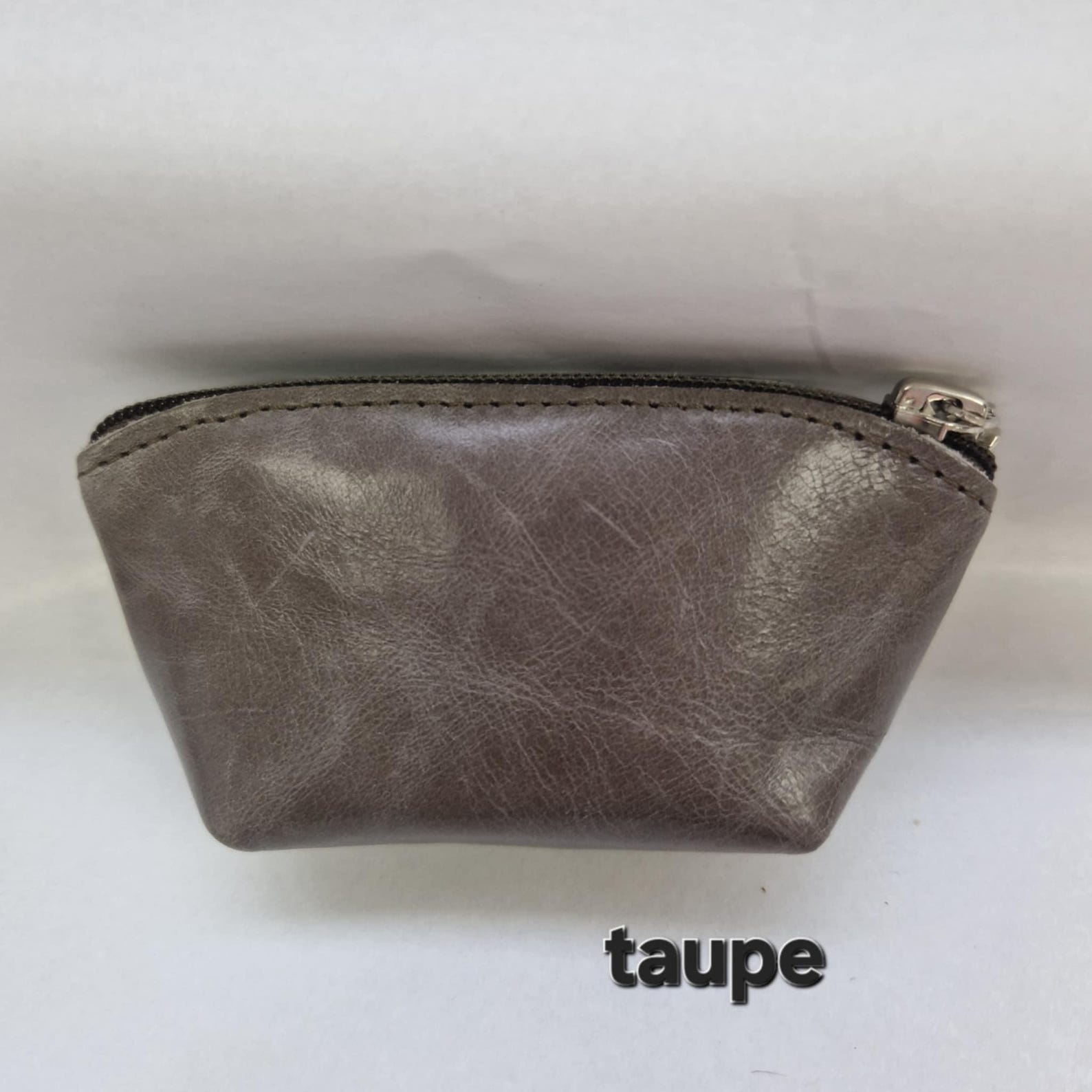 Genuine Glace Leather Coin Purse | Small Zipped Wallet | Cute Everyday ...