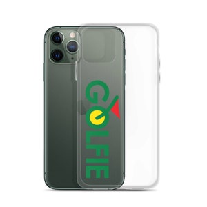 GOLFIE Official Brand iPhone Clear Case With Masters Tournament Colors ...