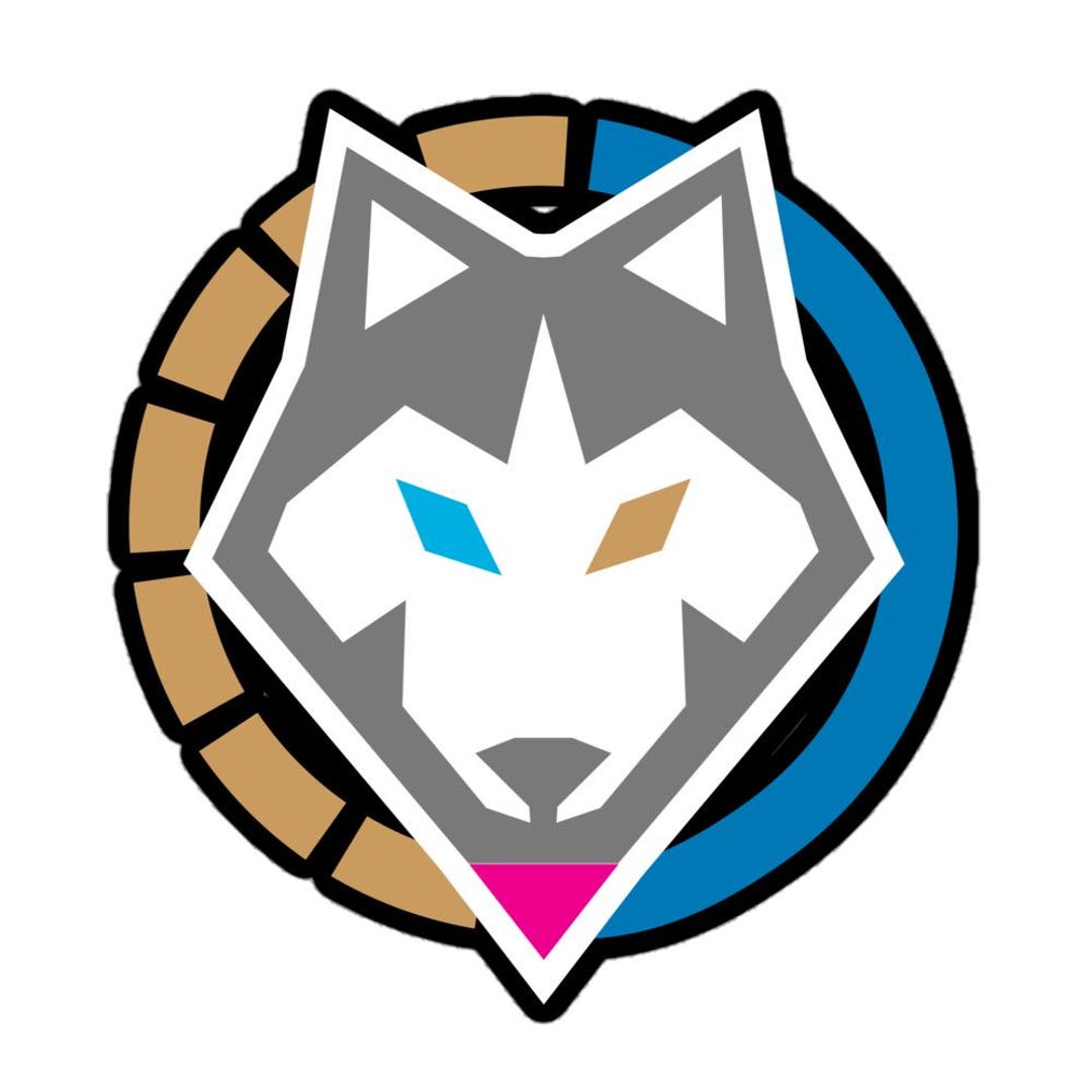Siberian Husky Sticker: Blue & Brown Eyes Vinyl Decal - Laptop, Car ...