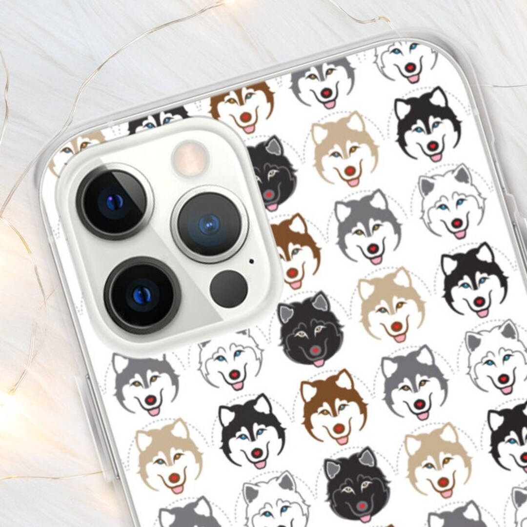 Husky iPhone Cases Sizes, White/blue Eyes, Black/brown Eyes, Black ...
