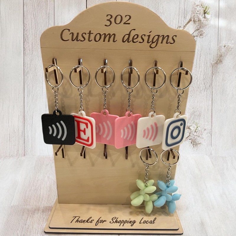 Keychain Display Stand - Etsy