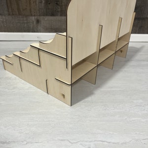 9 Pocket Retail Coaster Counter Display Stand, 4x4 Inch Pockets - Laser ...