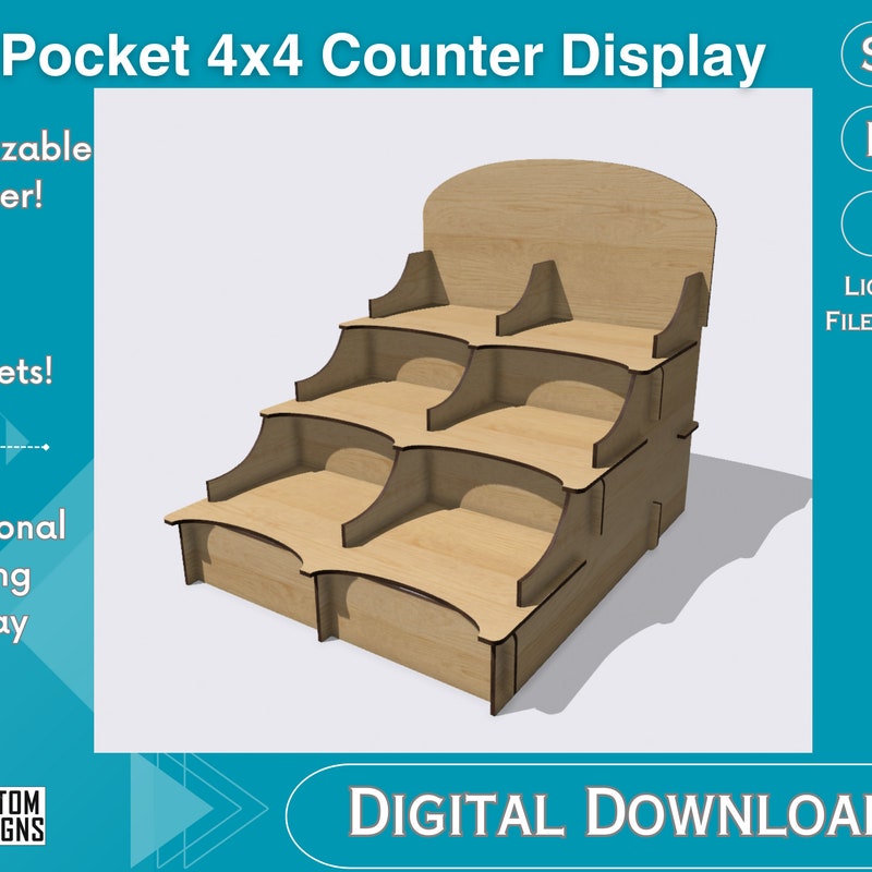 Displays for 4x4 Coasters - Etsy