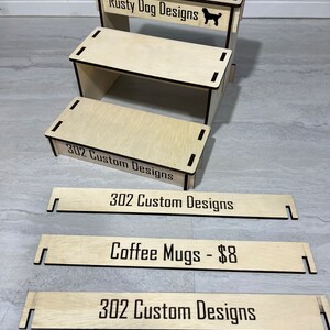 Retail Counter Display Stand - Laser CUT - SVG - Digital File - Etsy Canada