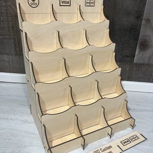 Retail Counter Display Stand - Car Coasters or Anything 3 Inch Wide ...