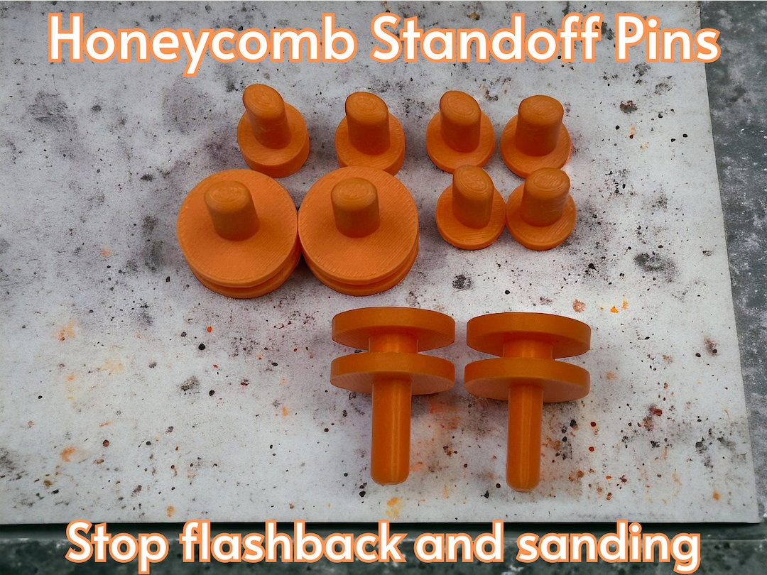 Honeycomb Standoff Pins to Prevent Flashback for Xtool, Glowforge or ...