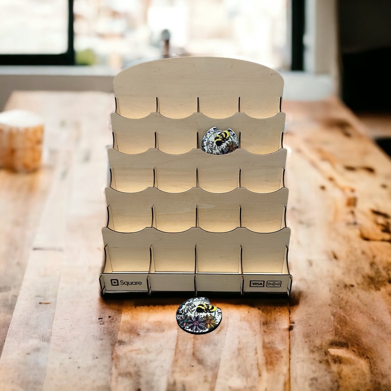 Sticker Display Stand - 20 Pockets, Car Coasters, Stickers or Anything ...