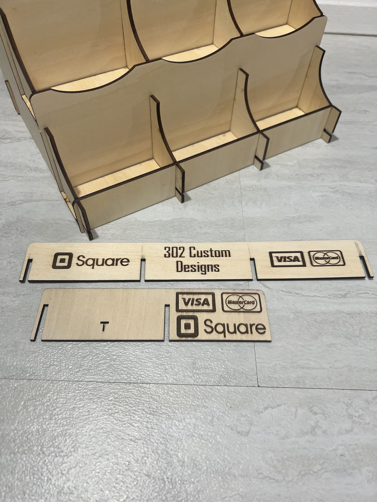 Retail Counter Display Stand - Car Coasters or Anything 3 Inch Wide ...