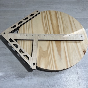 Center Finder Jig Template SVG, Laser Cut Grid, Centering Ruler Digital ...