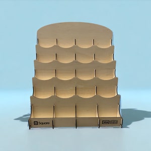 Sticker Display Stand - 20 Pockets, Car Coasters, Stickers or Anything ...