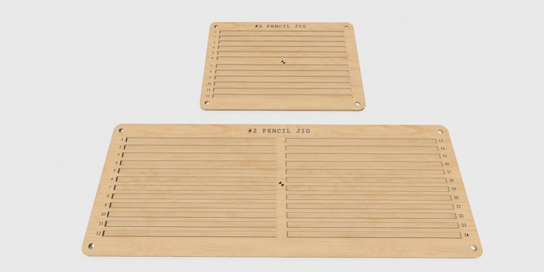 Pencil Engraving Jig SVG: Laser Cut Template (digital Download) - Etsy