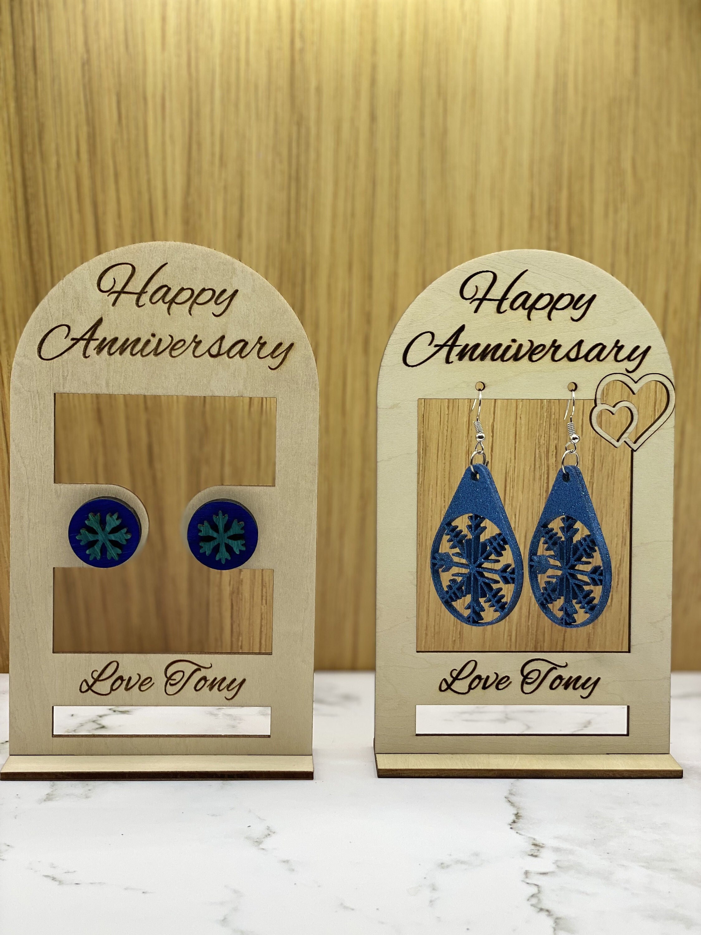 Earring Stand Bundle, SVG Laser Cut - Jewelry Holder Custom Stud ...