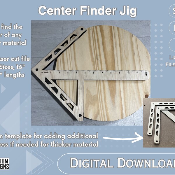 Radius Template Laser Cut File - Etsy