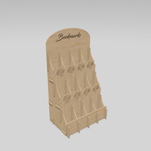 Bookmark Display Stand: 12 Pocket Laser Cut File (digital File) - Etsy