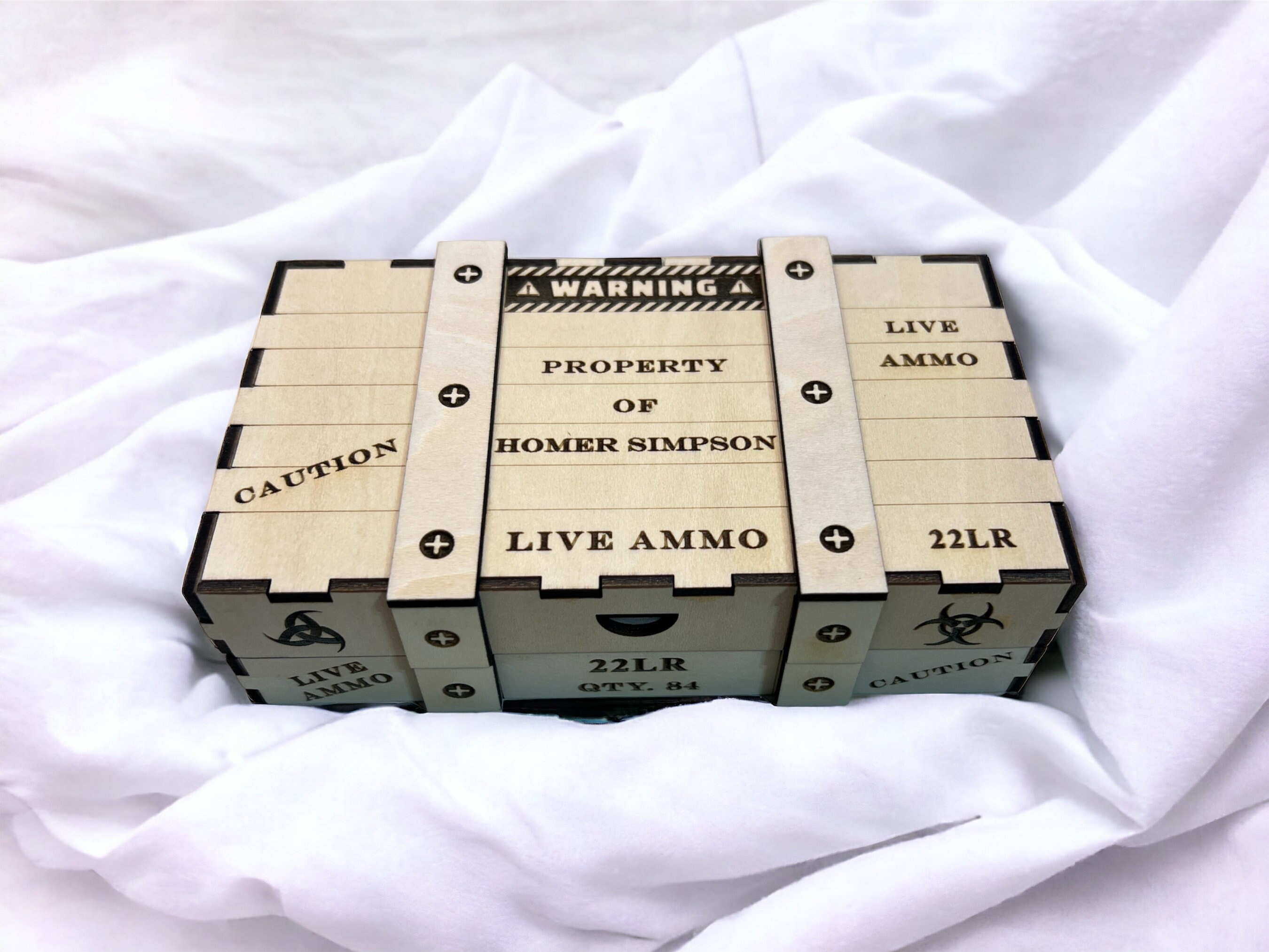 Ammo Crate Box - 2 Boxes - 22LR - Bullet Holder Box - Laser CUT - SVG ...