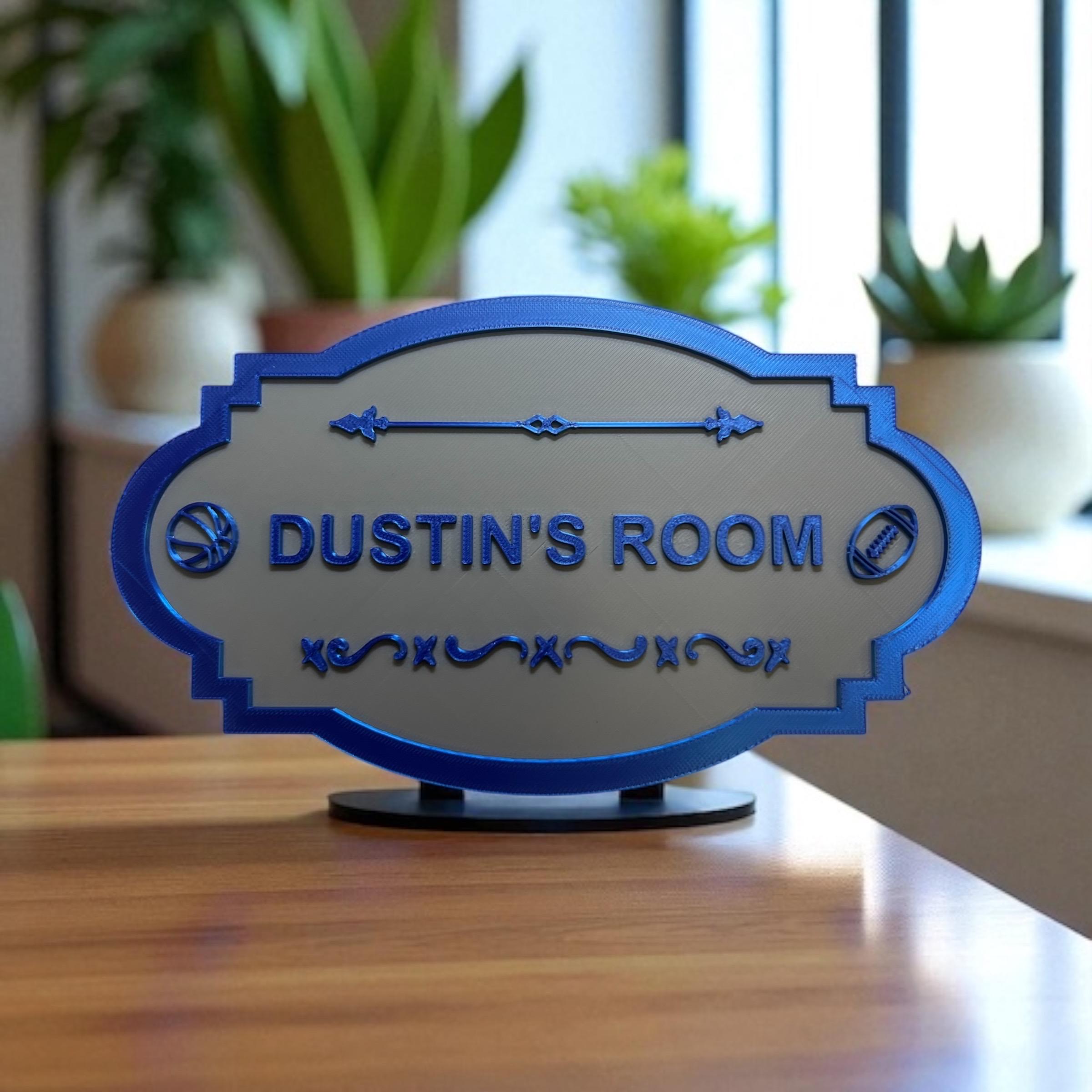 Custom 3D Printed Room Sign: Personalized Home Decor - Etsy