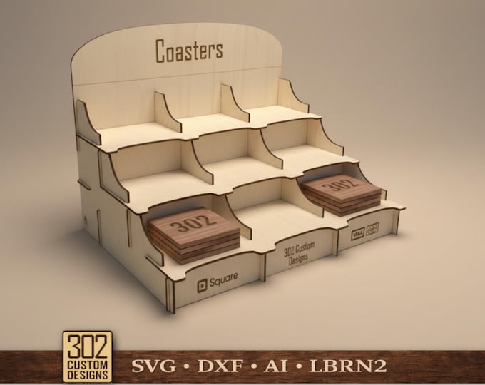 Tiered Tray SVG Bundle, Tiered Trays SVG Cut File, Laser Cut Tiered ...