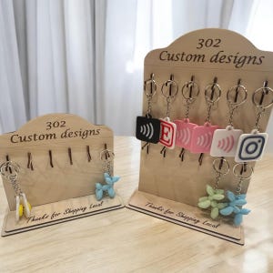 Keychain or Jewelry Display Stand - SVG File - Digital File, SVG ...