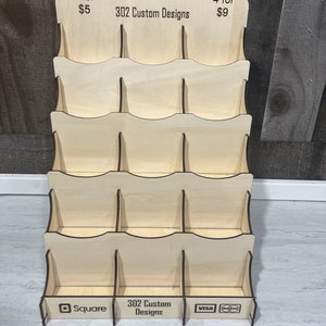 Retail Counter Display Stand - Car Coasters or Anything 3 Inch Wide ...