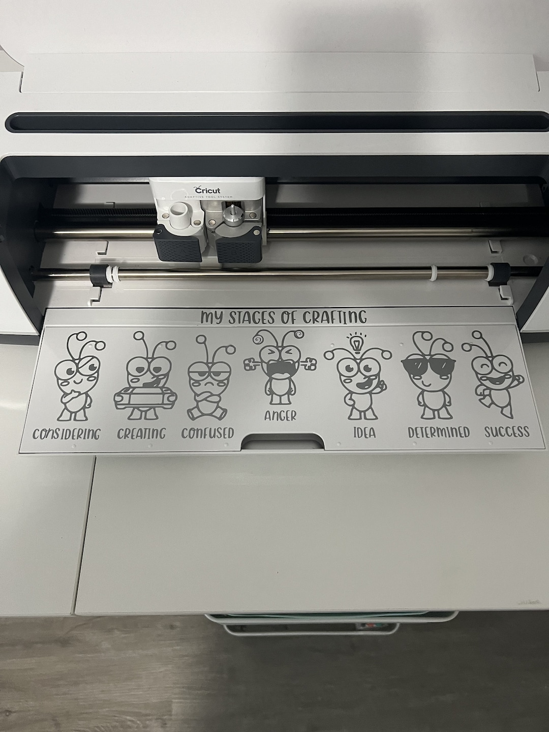 7 Stages of Crafting SVG, Cricut Cutie Stages of Crafting, SVG Files ...