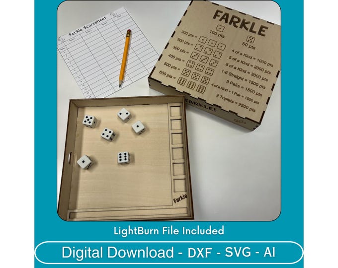 Farkle Board | SVG FILE ONLY - Etsy Canada