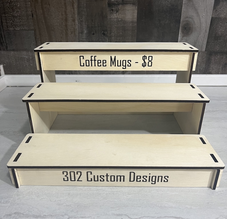 Retail Counter Display Stand Laser CUT SVG Digital File - Etsy