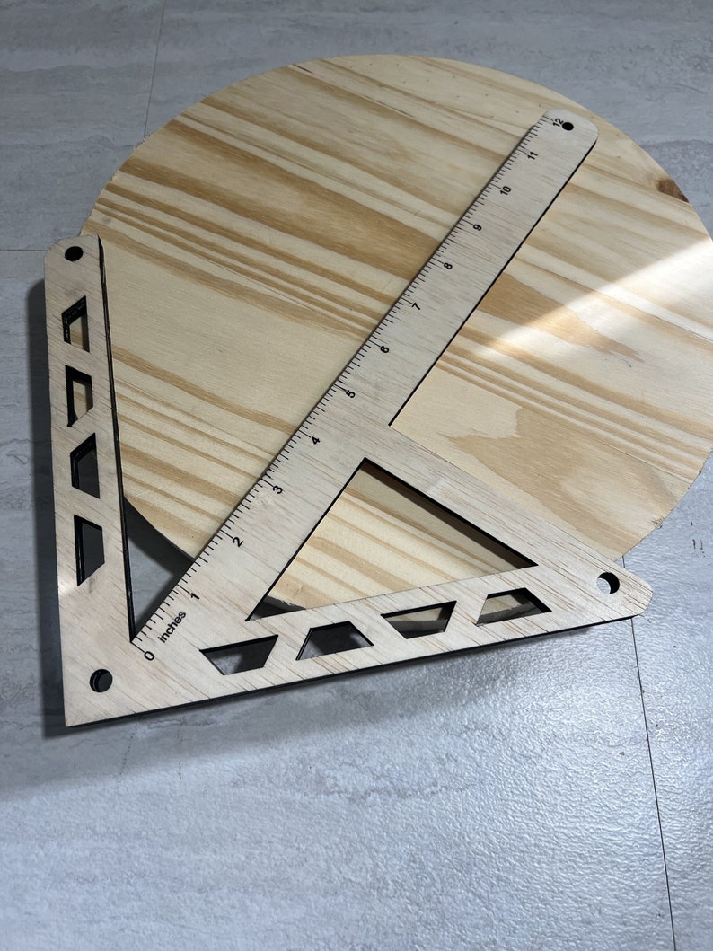 Center Finder Jig Template SVG, Laser Cut Grid, Centering Ruler Digital ...