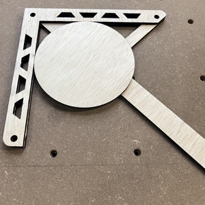 Center Finder Jig Template SVG, Laser Cut Grid, Centering Ruler Digital ...