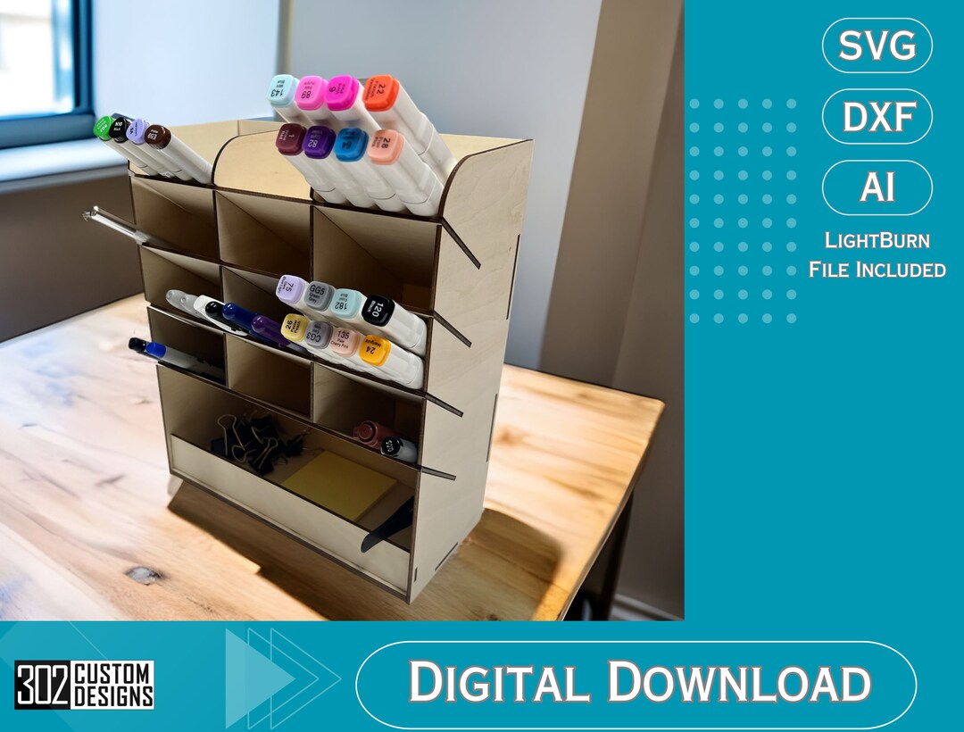 Multi-functional Pen Holder, Desk Organizer, Pen Organizer, Desktop ...