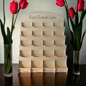 Sticker Display Stand - 20 Pockets, Car Coasters, Stickers or Anything ...