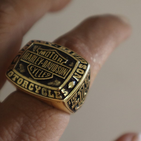 Harley Davidson Rings for Men - Etsy