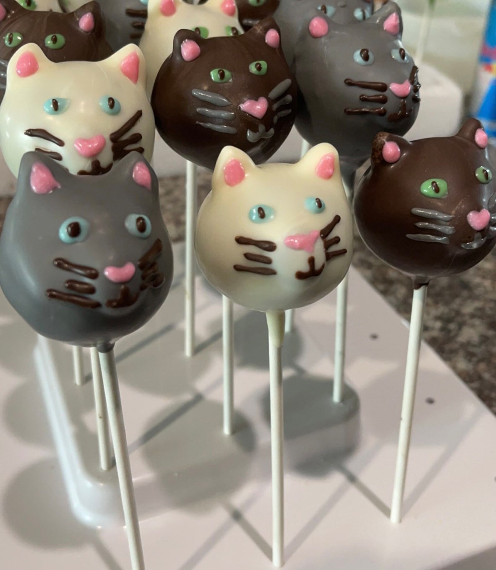 Kitty Cakepops (for the Kitty Cat Lovers)! Birthday/halloween - Etsy