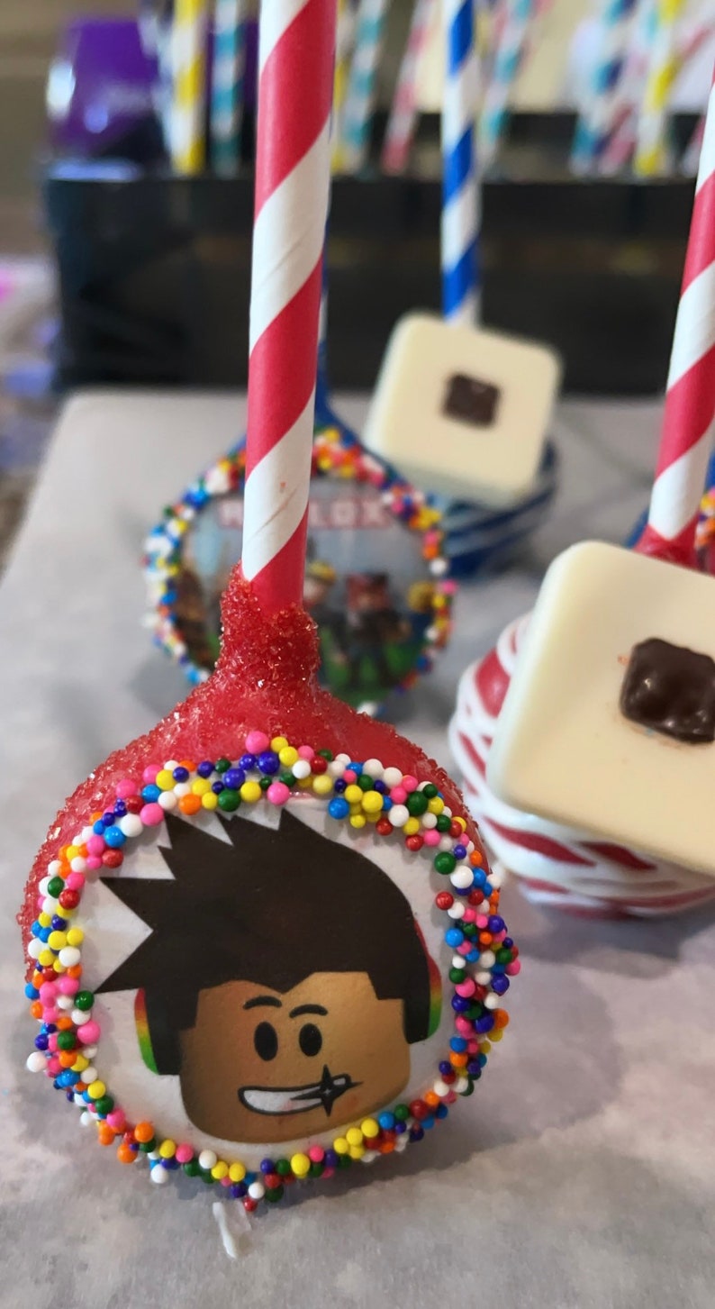 Roblox Themed Cakepops: Individually Wrapped Party Favors - Etsy